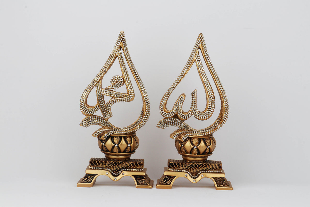 Turkish Decorations | Names Allah-Mohamed Cone Figurine – Elite Turkish ...