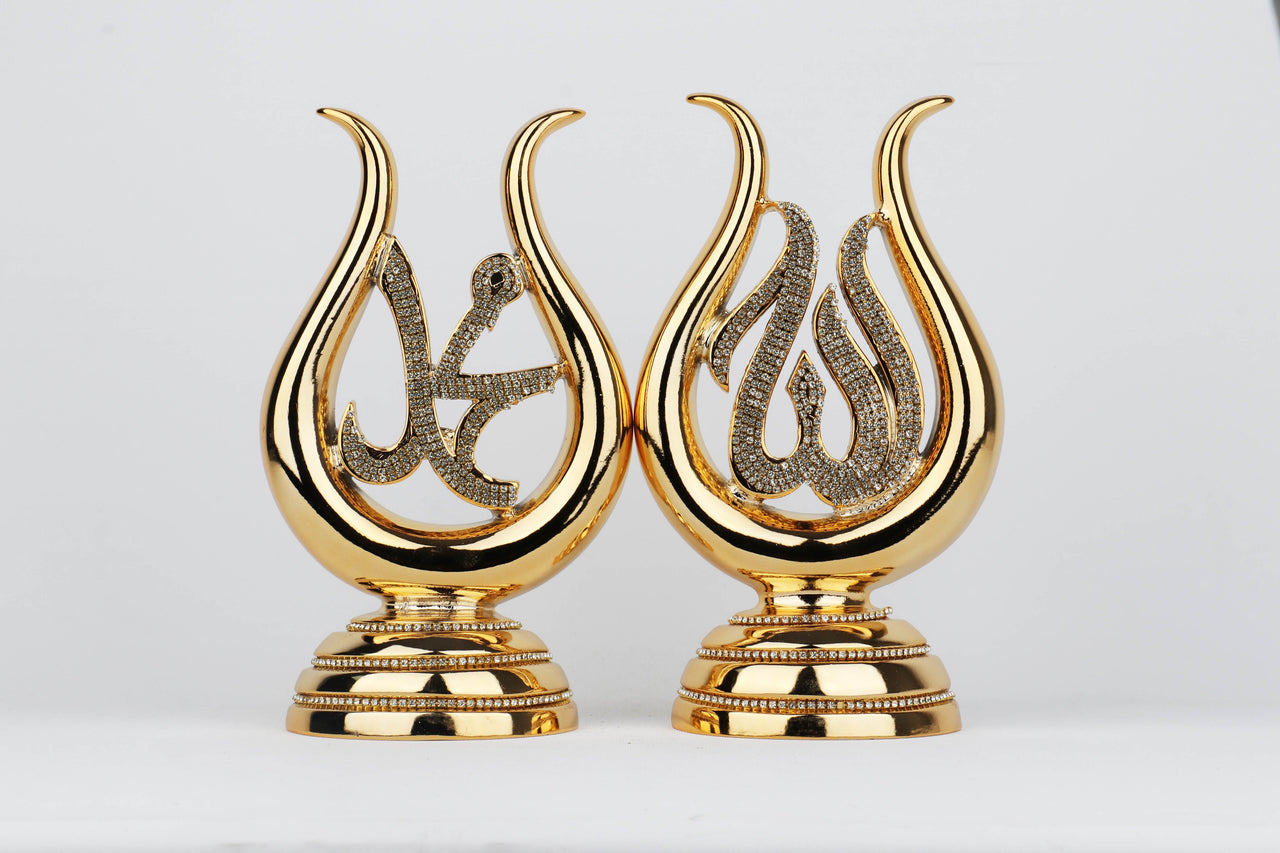 Turkish Decor | Allah - Mohamed small Tulip Figurine – Elite Turkish Bazaar