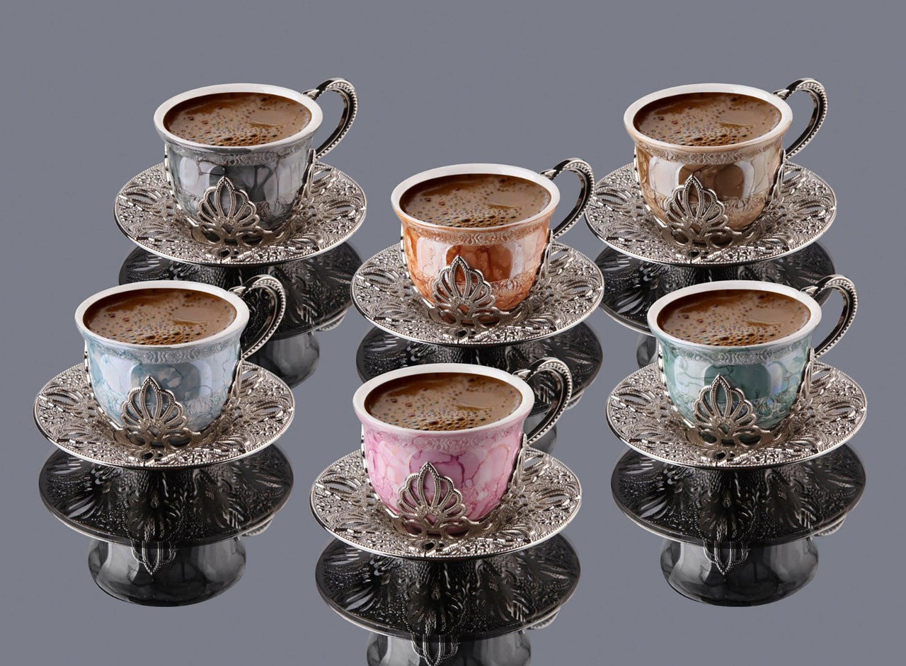 Turkish Coffee Cups | Ahu Tiryaki Mix Design – Elite Turkish Bazaar